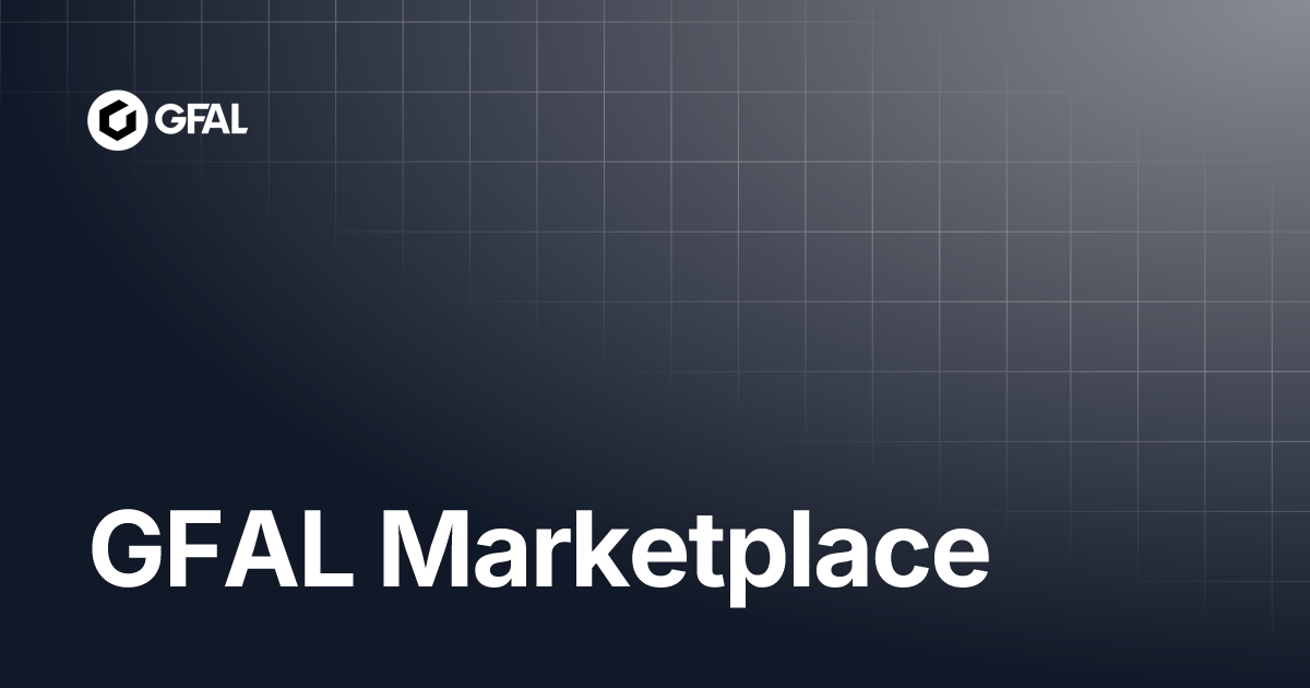 GFAL Marketplace | GFAL White Paper
